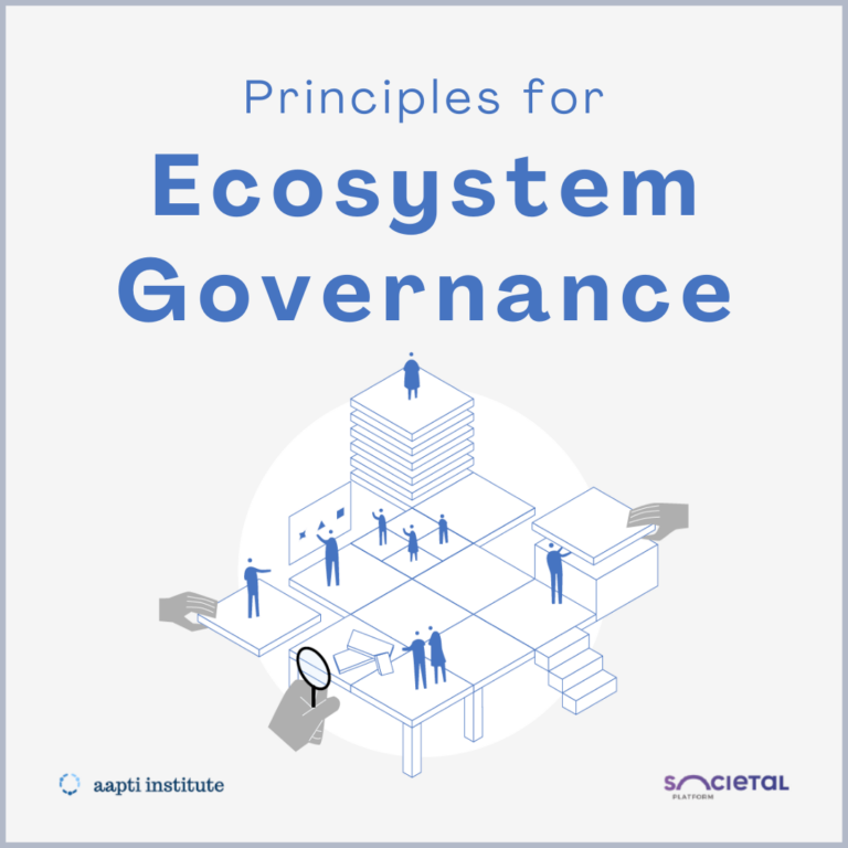 Principles for Ecosystem Governance